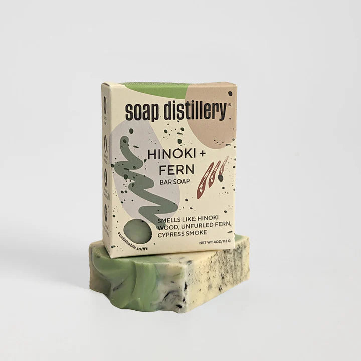 Hinoki + Fern Soap Bar - Soap Distillery - Volverde